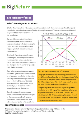 Evolutionary pressure | Teaching Resources