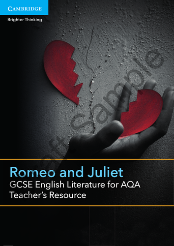 AQA GCSE English Literature Romeo and Juliet Relationships resources by ...