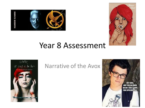 Hunger Games Avox task | Teaching Resources