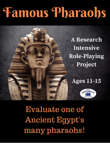 Ancient Civilizations - Egypt - Famous Pharaohs Research Project with ...