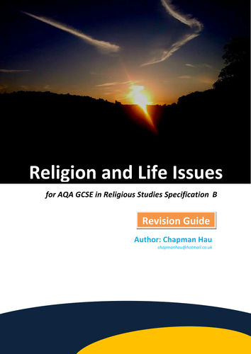AQA RELIGIOUS STUDIES B UNIT 2 – RELIGION AND LIFE ISSUES by - UK ...