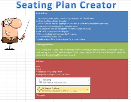 Seating Plan Creator | Teaching Resources