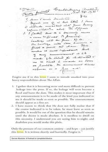 Edward VIII Abdication Crisis | Teaching Resources