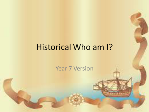 End of year revision game- who am I? | Teaching Resources