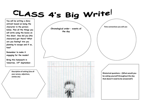 Big Write Prompt / Talk Sheets | Teaching Resources