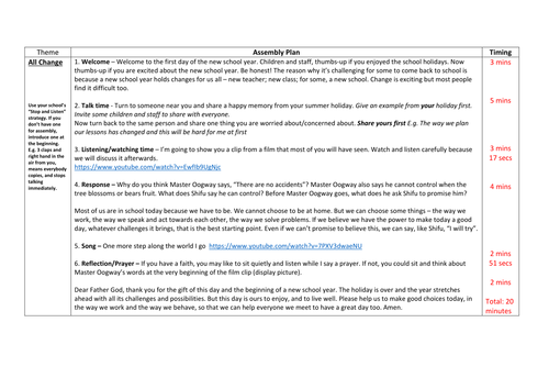 Assembly script for My Best Assembly 12 June by - UK Teaching Resources ...