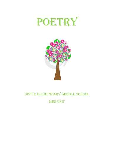 Poetry Mini Unit | Teaching Resources