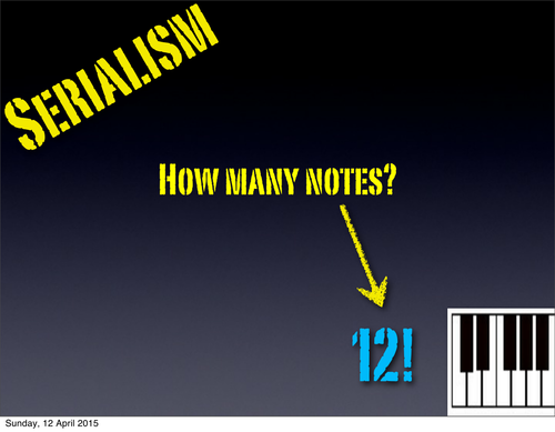 Serialism explained - in Plain English! | Teaching Resources
