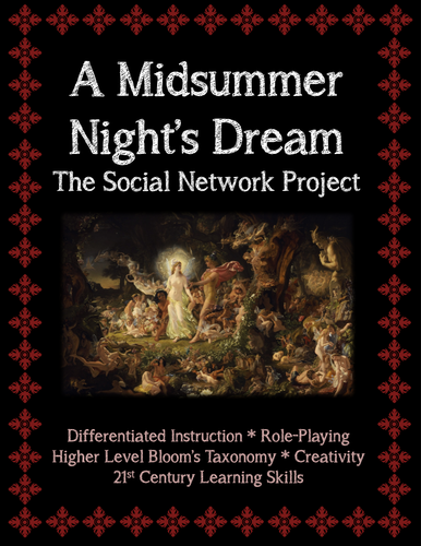 A Midsummer Night's Dream Social Network Project (Character Analysis ...