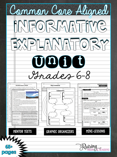 Informative Writing - Middle Grades | Teaching Resources