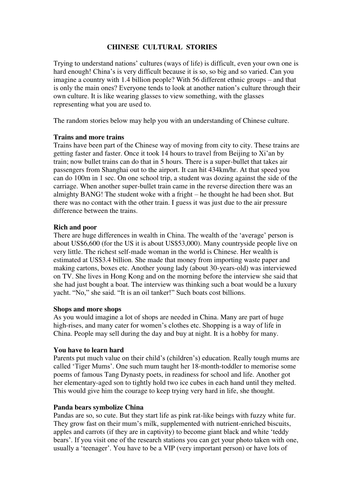 Chinese Cultural Stories | Teaching Resources