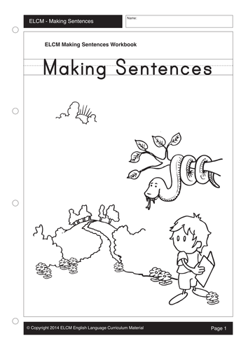 Making Sentences (32 pages) | Teaching Resources