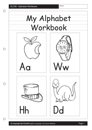 The Complete Alphabet Workbook (268 pages) | Teaching Resources