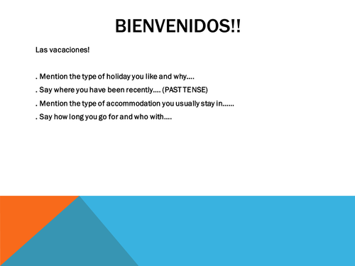 Spanish Las vacaciones several lessons | Teaching Resources
