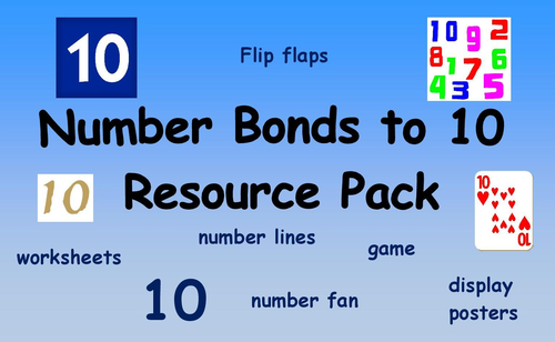 Number Bonds to 10 Resource Pack by bestprimaryteachingresources ...