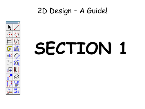 2D Design basic use guide by annward69 - Teaching Resources - TES