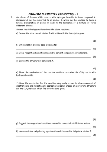 Organic chemistry | Teaching Resources