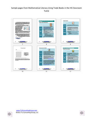 Mathematical Literacy Using Trade Books in the High School Classroom ...