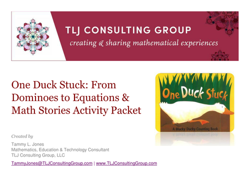 One Duck Stuck From Dominoes to Equations and Math Stories | Teaching ...