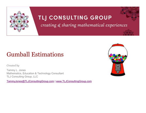 Gumball Estimations Packet | Teaching Resources