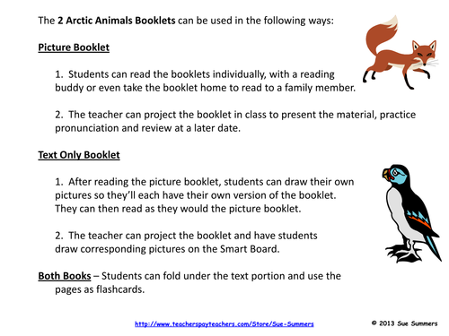 Arctic Animals Emergent Readers | Teaching Resources