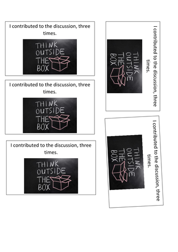 P4C Philosophy Contribution Cards | Teaching Resources