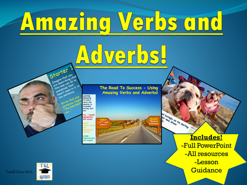 Amazing Verbs and Adverbs! | Teaching Resources