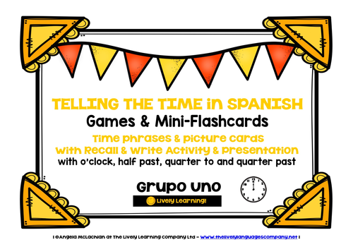 Year 1- Telling Time Themed Pack by jinkydabon - UK Teaching Resources ...