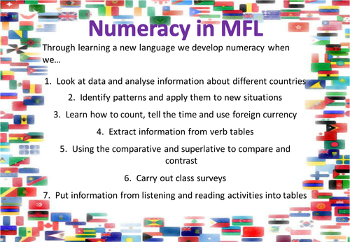 Literacy & Numeracy in MFL by ali20 - Teaching Resources - TES