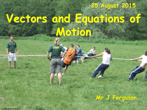 Vectors and Equations of Motion | Teaching Resources