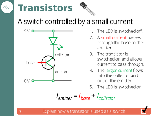 P5 - Transistors, logic gates and truth tables | Teaching Resources