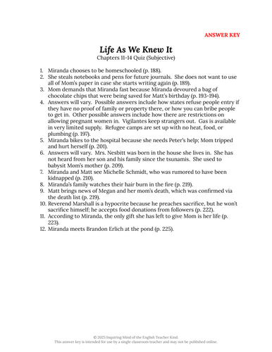 Inquiringmind44's Shop - Teaching Resources - TES