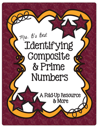 Identifying Composite and Prime Numbers | Teaching Resources
