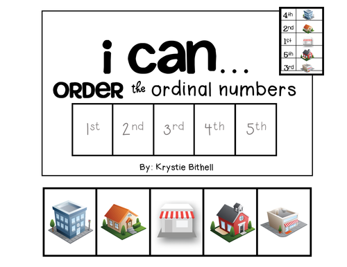Order the Ordinal Numbers Adapted Book Math | Teaching Resources