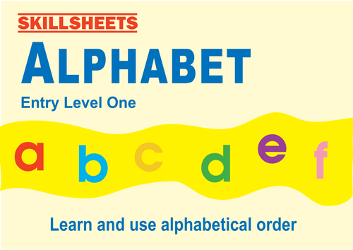 ALPHABET - Entry Level 1 | Teaching Resources