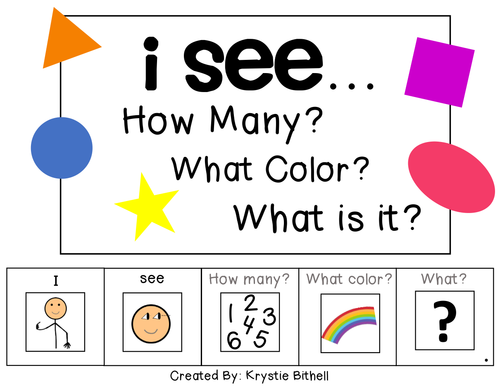 How Many? Color? What? Adapted Book Bundle Special Education Autism ...
