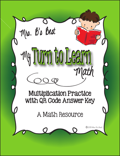 My Turn to Learn Task Cards: Multiple Digit Multiplication with QR ...