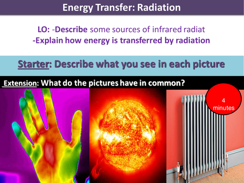 Energy transfer: Radiation - NEW KS3 by rmcee - Teaching Resources - TES