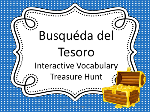 Spanish Interactive Reading Activity - Búsqueda del Tesoro | Teaching ...