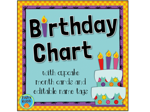 birthday chart for French classroom by sandy59 - UK Teaching Resources ...