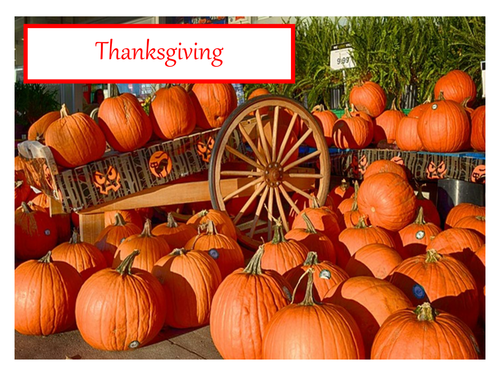 Thanksgiving slideshow by - UK Teaching Resources - TES