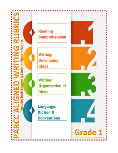 Grade 1: Student & Teacher Friendly Common Core & PARCC Aligned Writing ...