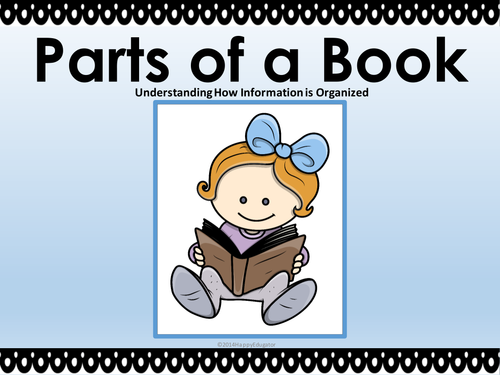 Parts of a Book PowerPoint | Teaching Resources