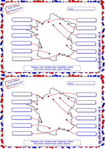 Early years French resources: geography