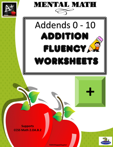 Addition Fluency | Teaching Resources Addition Fluency | Teaching Resources