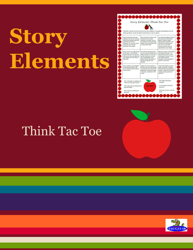 Story Elements Think-Tac-Toe | Teaching Resources