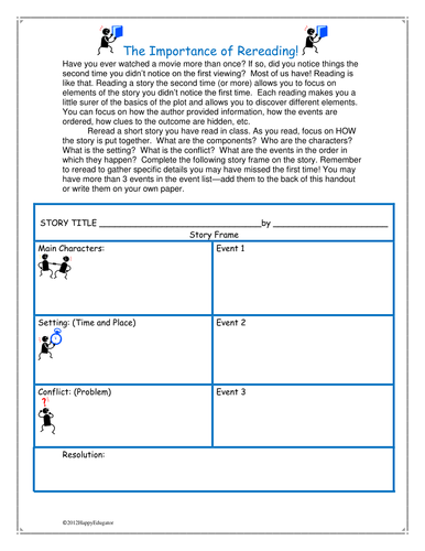 Reading: The Importance of Rereading a Story Frame | Teaching Resources