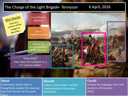 Charge of The Light Brigade Resources by jill333 - Teaching Resources - TES