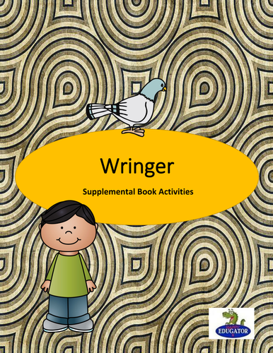 Wringer - Supplemental Book Activities | Teaching Resources