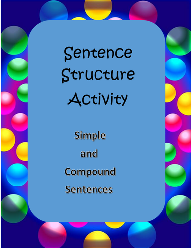 Sentence Structure Activity | Teaching Resources